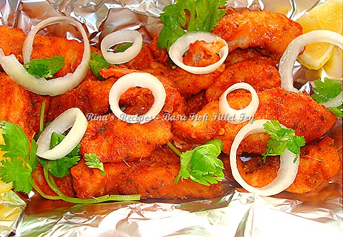 Rina's Recipes: Tandoori Finger Fish w/ Basa Fish Fillets